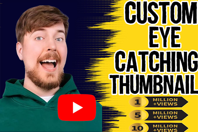 Create custom compelling youtube thumbnails by Muzammil_1543 | Fiverr