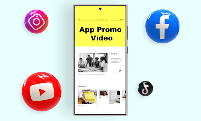 Create modern mobile app promo video for app and game 24hrs by ...