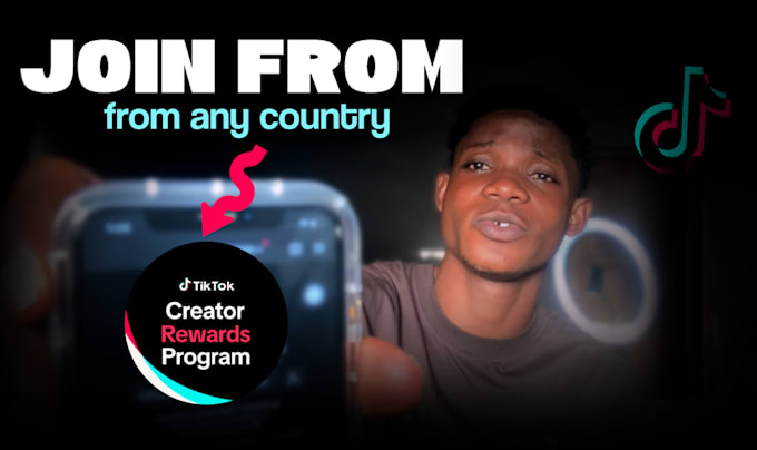 Help you join the tiktok creativity program from any country by ...
