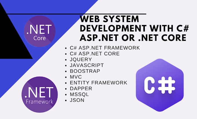 Build your web system with c asp dot net or dot net core by ...