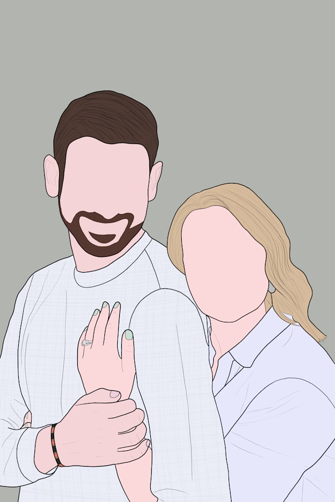 Create custom digital faceless portraits for you by Boleymyka | Fiverr