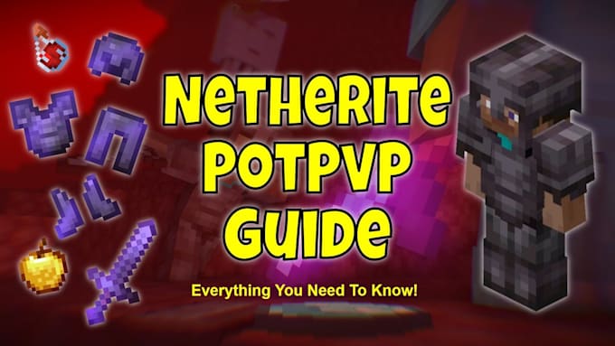 Teach you minecraft netherite pot or smp kit pvp by Try_hardz | Fiverr