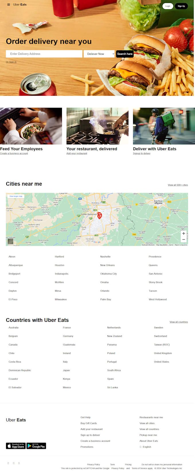 Create modern landing page design by Zaffikhan | Fiverr