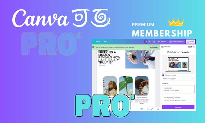Give you canva pro membership by Designslab_co | Fiverr