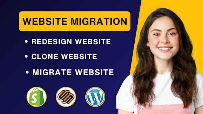 Migrate wordpress to shopify wix squarespace to wordpress by Storeexperts | Fiverr