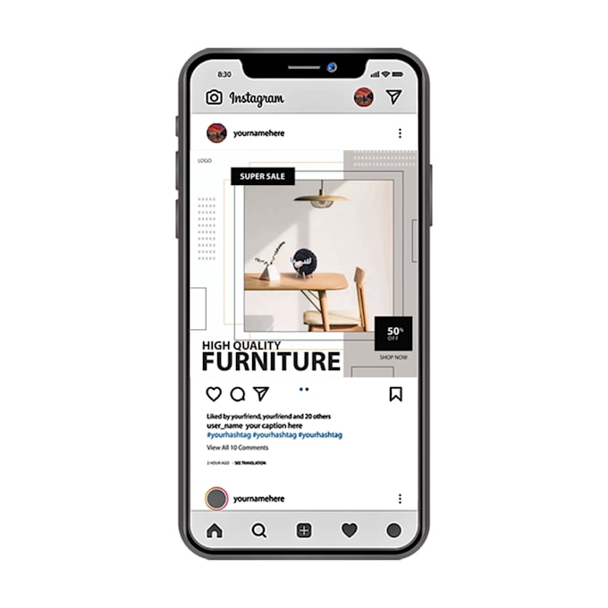 Design catchy visual for your business in social media, banner, flyer ...