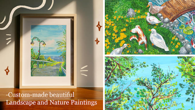 Paint nature and landscape for your home designs and decor by ...
