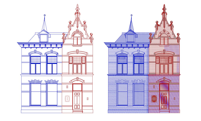 Create line art and outline style illustration in 24 hours by ...