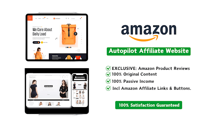 Create amazon affiliate or autopilot affiliate marketing website by ...