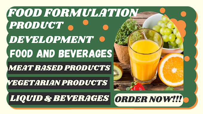 Do food formulation and product development by Miracle_blake | Fiverr
