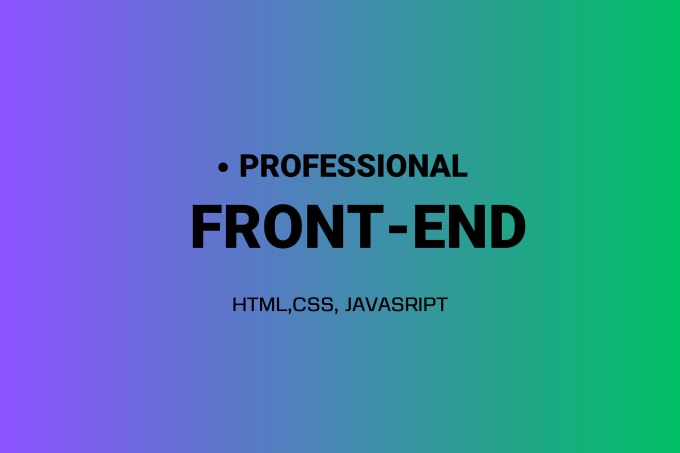 Be your frontend web developer using html,css by Rahila_peelu | Fiverr Be your frontend web developer using html,css by Rahila_peelu | Fiverr