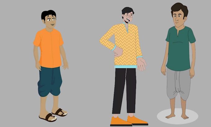 Do traditional animation, frame by frame, loop animation, cartoon disney pixar by Caspianstudio ...