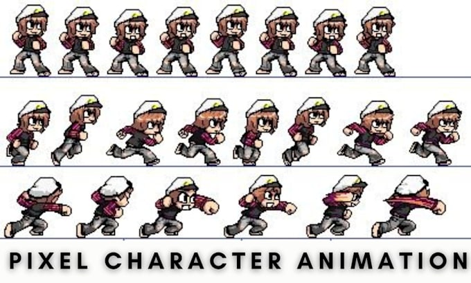 Sprite pixel art, foglio sprite, animazione foglio sprite sprite gioco ...