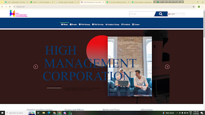 Build, rebuild, redesign wordpress website or wordpress elementor website design by Habibsarkar3 ...