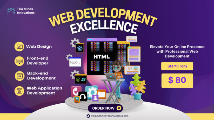 Create A Stunning Website With Reactjs Nextjs Html And Tailwind Css By Triominds Fiverr