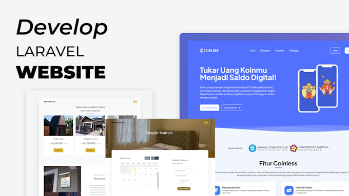 Develop web with laravel, html, css, php, blade by Fauzanal | Fiverr