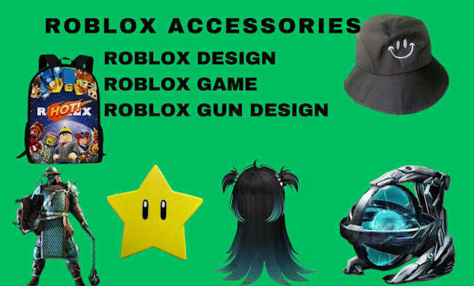 Design, create 3d roblox weapons, 3d models, 3d accessories and tools ...