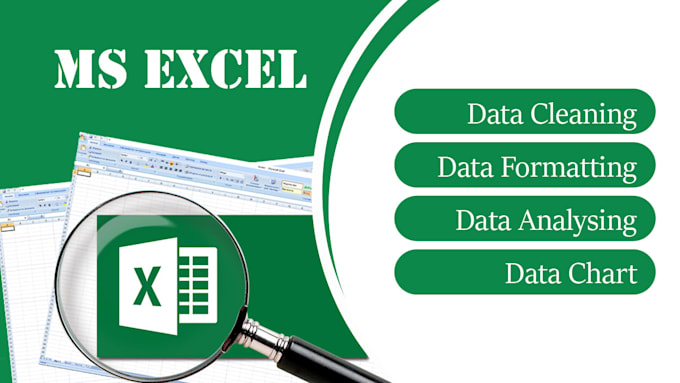 Clean excel spreadsheet, format data, data analysis, excel dashboard ...