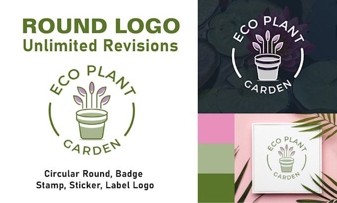 Design clean badge, round sticker, label, logo design by Umer ...