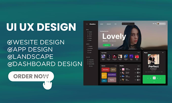 Create ui ux design for website, app and landing page by Farwa_animator ...