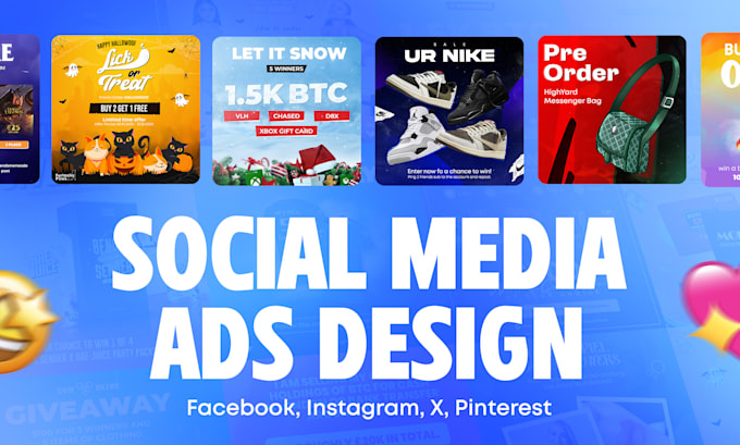 Design your facebook ads post, instagram post, carousel design by Klibre | Fiverr