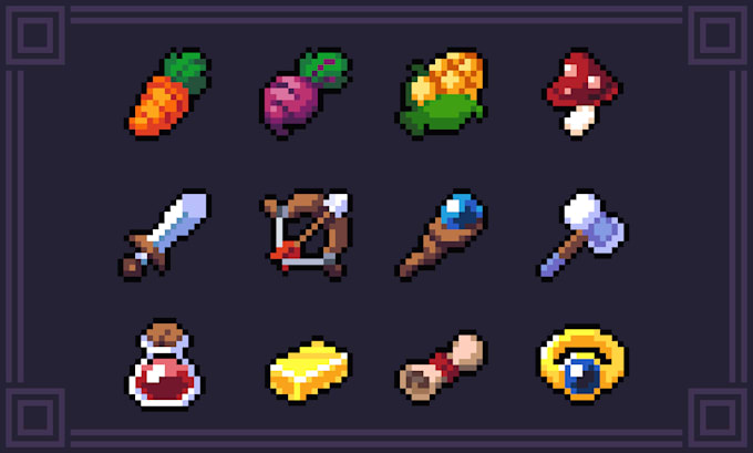 Make pixel art icons, items and assets for your indie game by ...