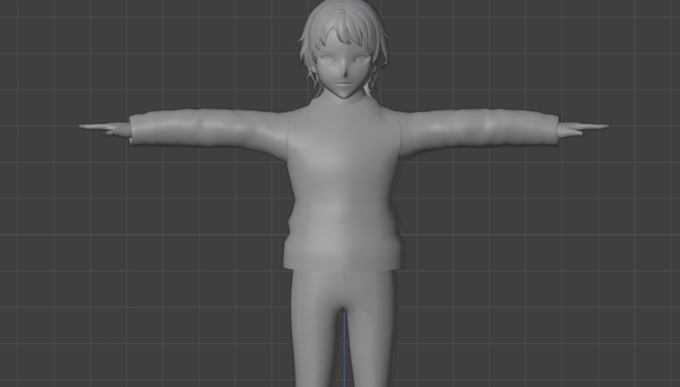 Make 3d model of vr chat avatar for vrchat gaming in unity or blender ...