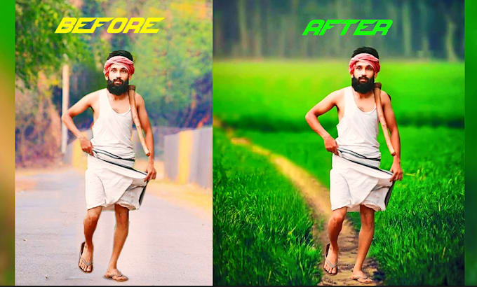 Changing the background of an image by Logomansl | Fiverr