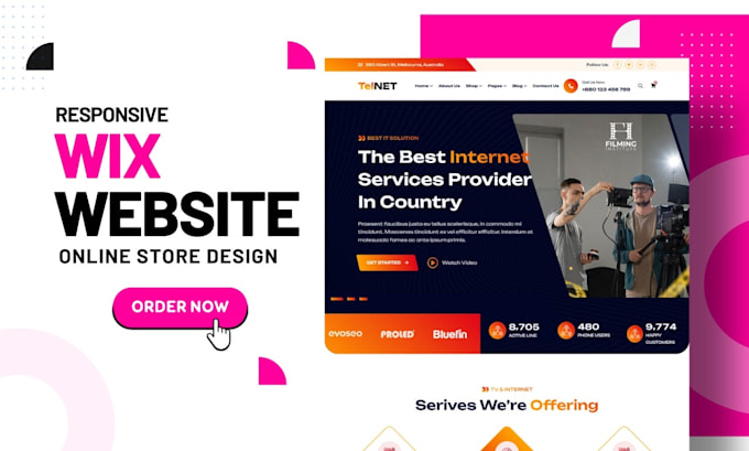 Design and redesign wix website by Maryamkanwal007 | Fiverr