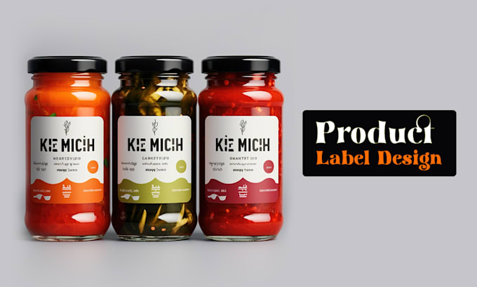 Design product labels for packaging by C3sachi | Fiverr