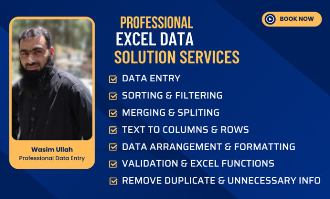 Do excel data cleaning and formatting, organizing, merging, sorting by ... Do excel data cleaning and formatting, organizing, merging, sorting by ...