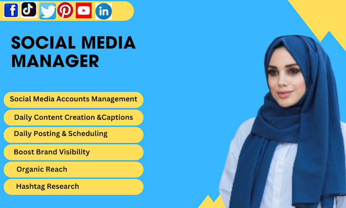 Be your expert social media manager and effective content creator by Majeedzahra | Fiverr