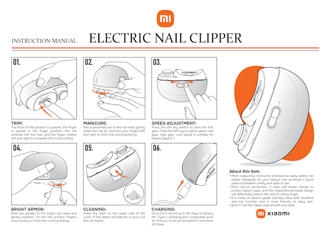 Make vector line art drawing and instruction manual of your product by ...