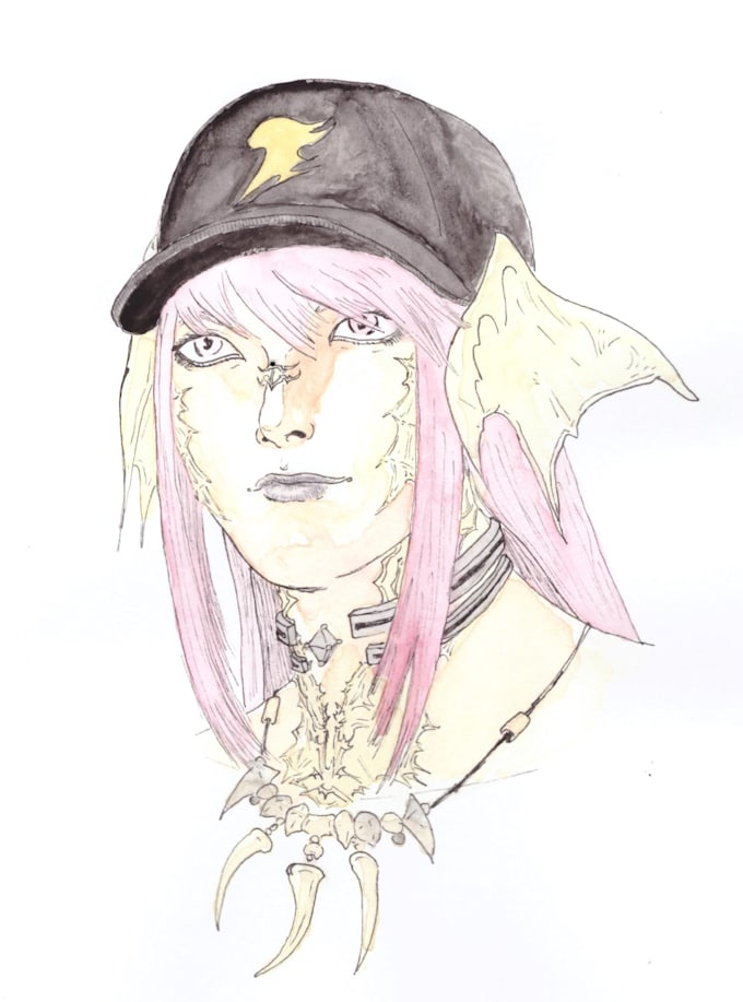 Draw your ffxiv character in my style by Italian_locke | Fiverr
