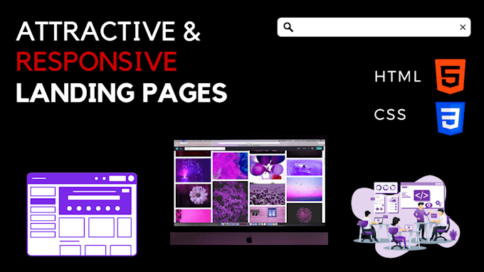 Build responsive and modern html landing page by Jeremyito | Fiverr
