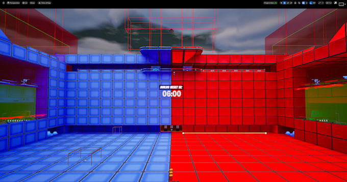 Create custom fortnite uefn map templates red vs blue pit and box fight ...