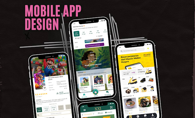 Create ui ux designs and prototypes using figma by Magicalthinks | Fiverr