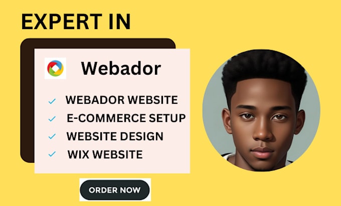 Webador website design, webador website redesign, wix website, wix ...