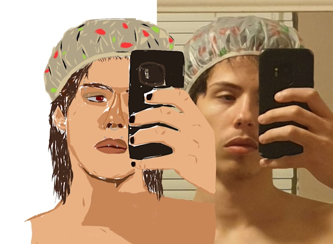 Draw you for a luh bit of cash by Skibidiartest | Fiverr