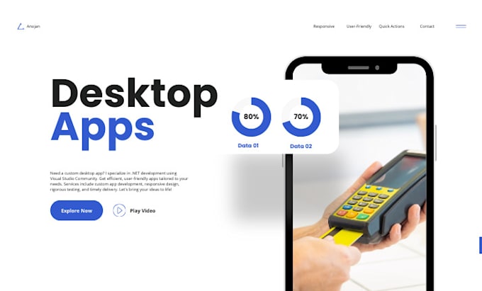 Make a desktop application using visual studio for windows by ...