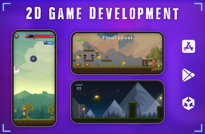 Create a 2d mobile game for you with your theme by Jerrry_69 | Fiverr
