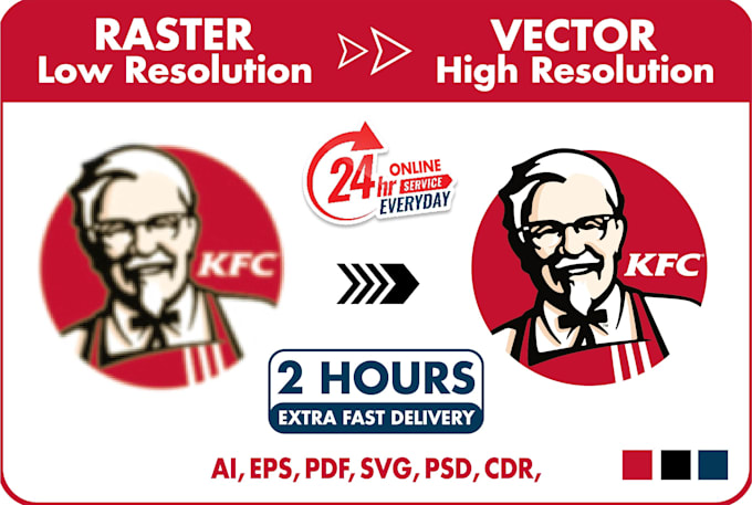 Edit, modify, any logo and convert image to vectorize in 2h by Deep_211 ...