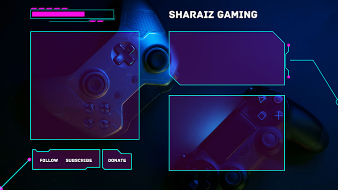 Design stream overlay, kick, twitch, logo and panels by Harmozi1 | Fiverr