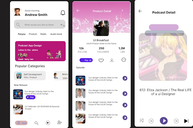 Do professional mobile app design by Hussainahmed937 | Fiverr