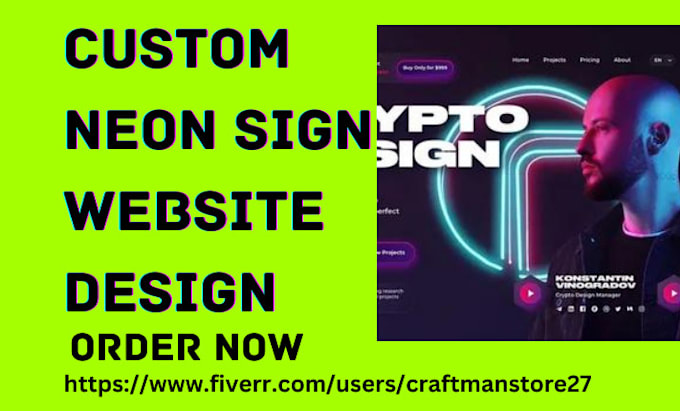 Design neon shopify store neon light customizer neon logo custom sign ...