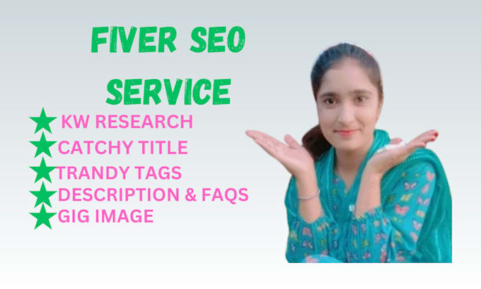 Setup complete fiverr gig with seo optimization and promotion by ...