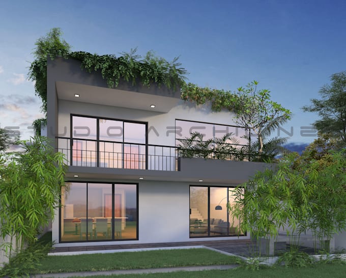 Produce architectural landscape drawings by Studioarchiline | Fiverr