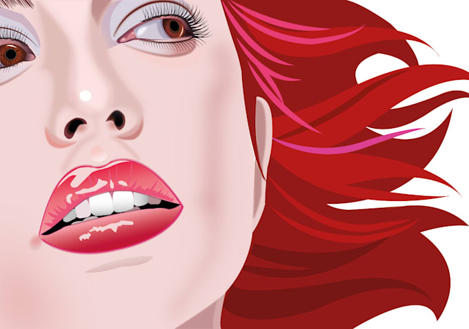 Turn your face into vector illustration by Ashleyzoe | Fiverr