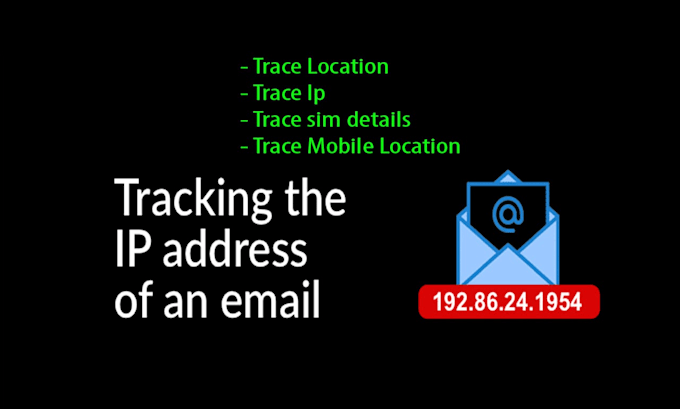 Trace the location of someone ip address and sim details by Robina_alam0 | Fiverr