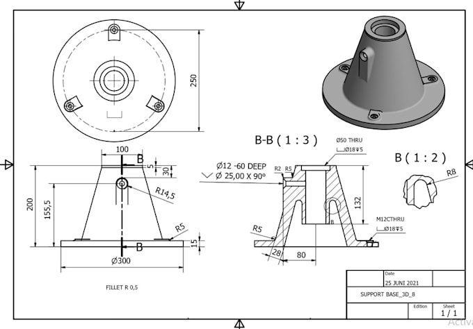 Drawing expert an engineering by Legoods_id | Fiverr